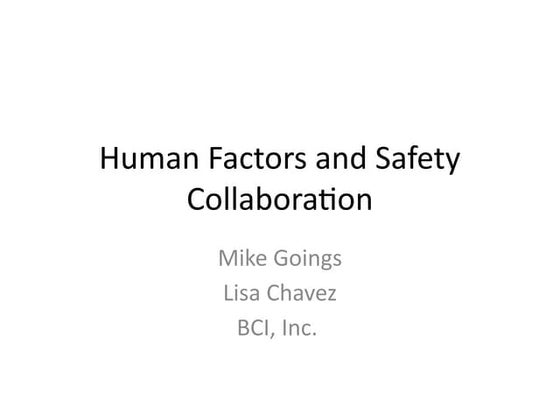 HUMAN-SYS-INTEGRATION | PPT