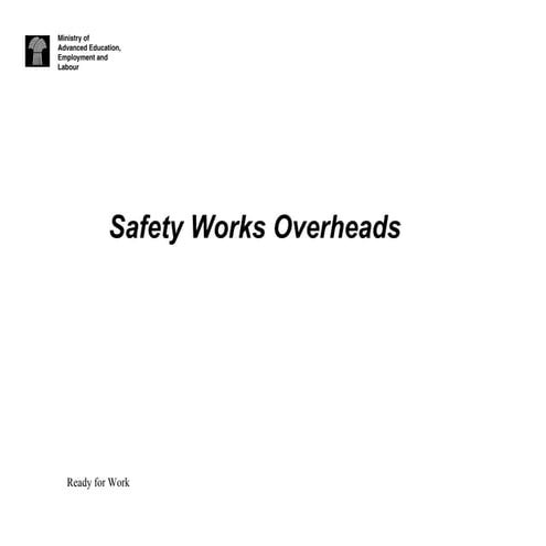 Safety works-overheads | PDF | Medical Health