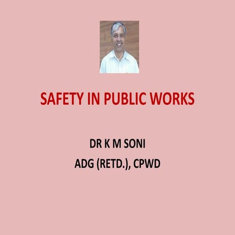 Safety in Public Works | PPT