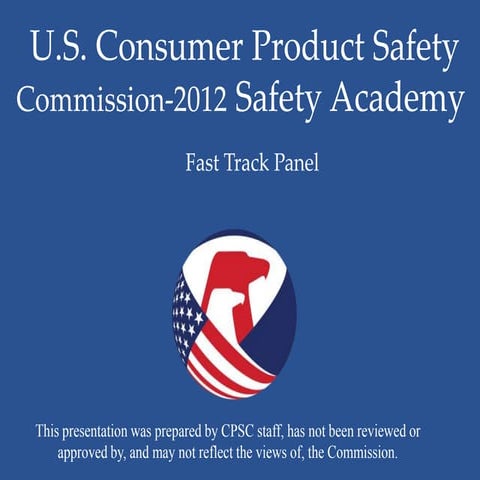 2012 Safety Academy: Fast Track Program | PPTX