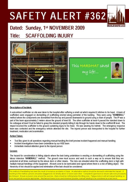 Bsu Safety Alert - Articulated Boom Lift Fatality | PDF