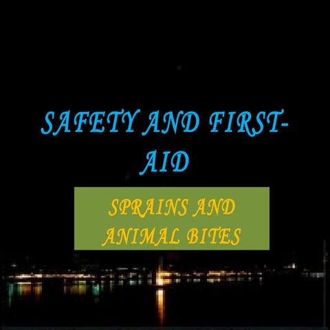 Safety and first aid | PPT