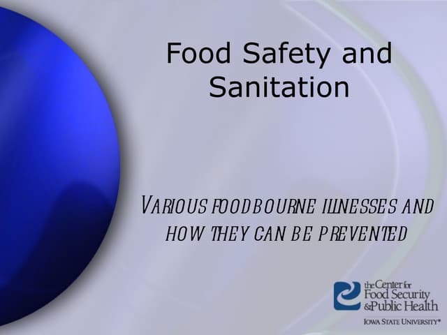 Safe food handlers | PPT