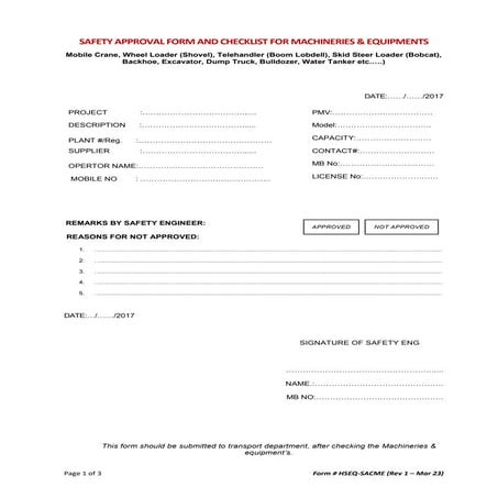 SAFETY APPROVAL FORM AND CHECKLIST FOR MACHINERIES & EQUIPMENTS rev 1.docx
