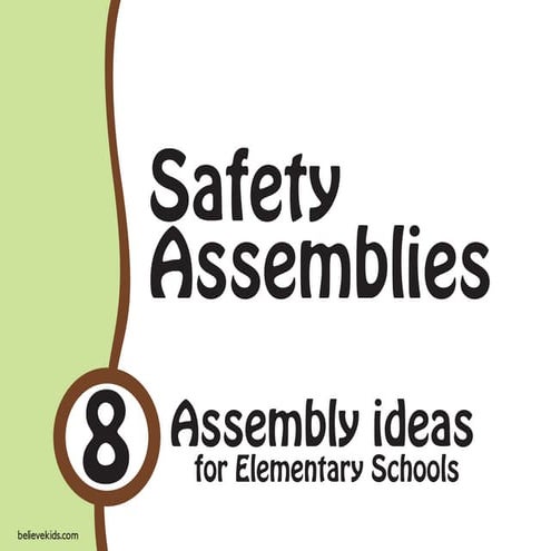 Safety Assembly Ideas for Elementary Schools | PDF