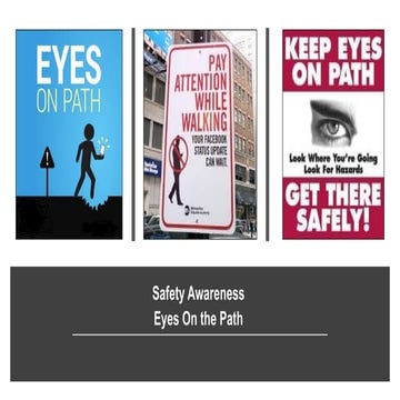 Safety Awareness - Eyes On the Path.pptx
