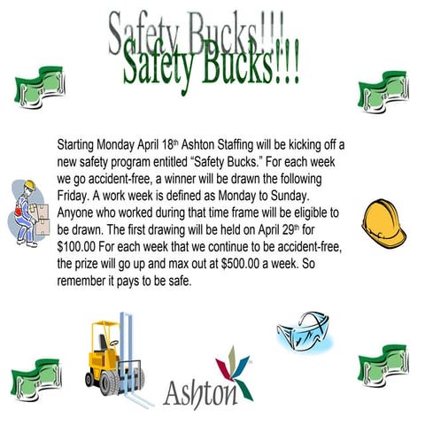 Safety bucks | PPT