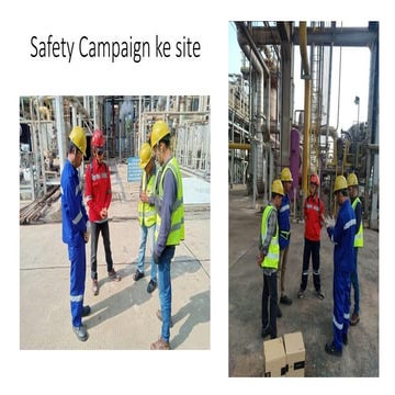 Pelaksanaan rapat safety di site project | PPTX