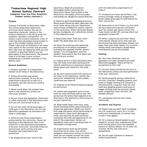 Safety contract | DOC