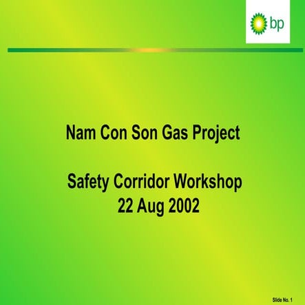 Safety Corridor Workshop Print 22 Aug v32 2002.ppt