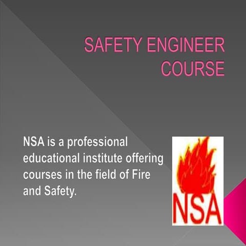 safety engineering course | PPTX