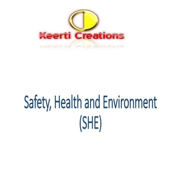 Safety, health and environment(SHE) | PPTX