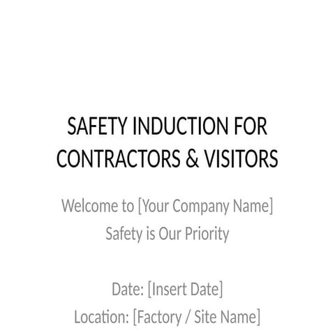 VISITOR SAFETY INDUCTION Form # HSEQ - VSI Rev 2 - S.docx