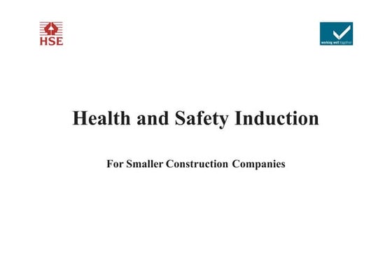 Construction site induction | PPT
