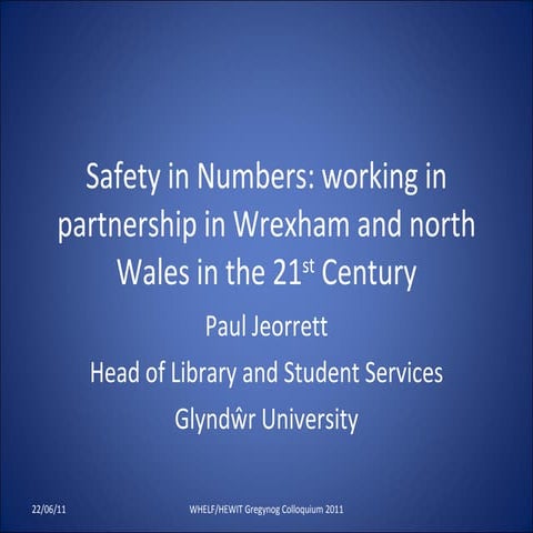 Safety in numbers | PPT