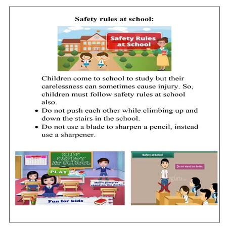 Safety in school | PDF