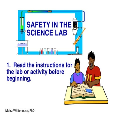 Safety in the science lab (Teacher) | PPTX