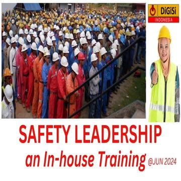 SAFETY LEADERSHIP TRAINING (BE AN IMPORTANT ROLE IN SAFETU) | PDF