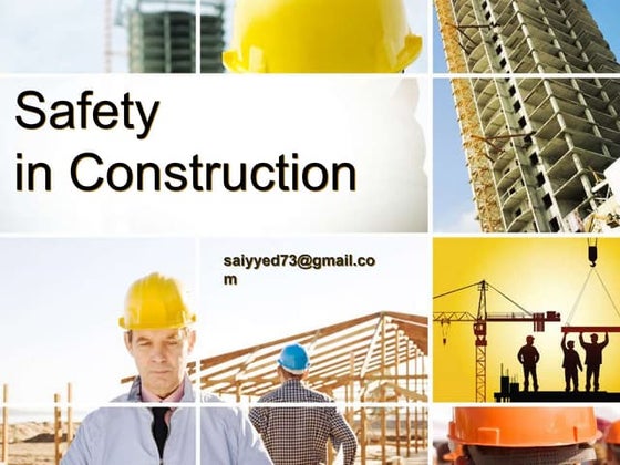 Behavior Based Safety in construction industry | PPT