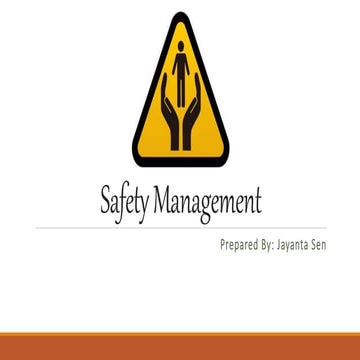 Safety management for civil engineering | PPTX