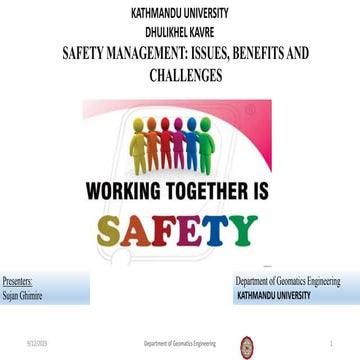 SAFETY MANAGEMENT ISSUES, BENEFITS AND CHALLENGES.pptx