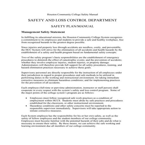Environmental Safety manual | PDF