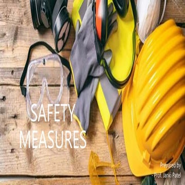 Safety measures | PPT
