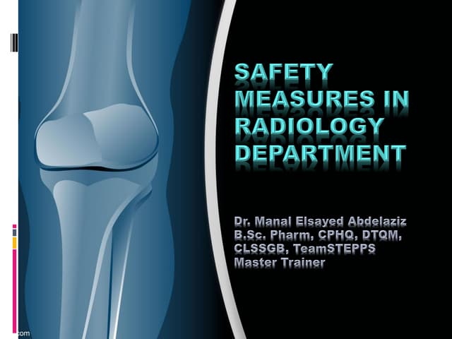 Principles Of Radiation Protection | PPTX