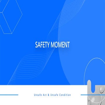 Unsafe Act and Unsafe condition | PPT