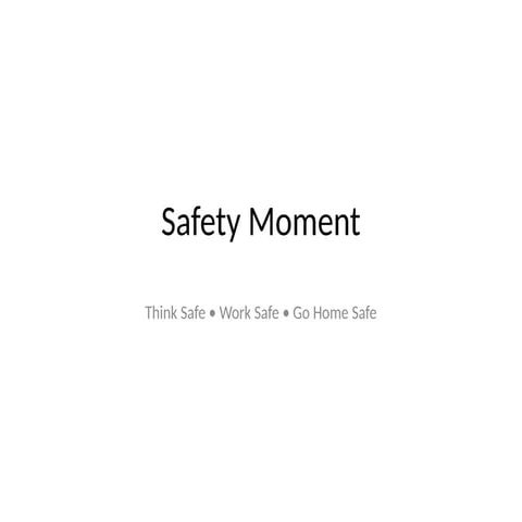 Safety Sharing ppt during any start ofmeeting | PPTX