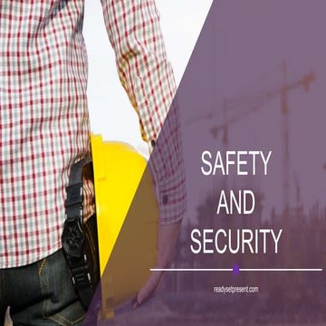 Safety & Security (Comprehensive) PowerPoint Presentation 71 slides ...