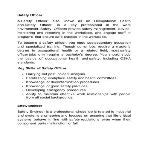 Safety Officer role and responsibilkities .pptx