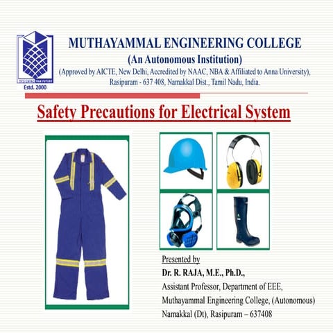 Safety Precautions for Electrical System | PDF