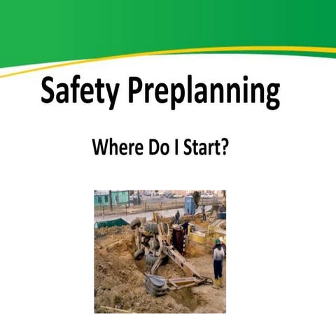HCSS Webinar | Safety Preplanning | PPTX