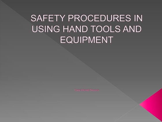 MAINTAIN HAND TOOLS.pptx