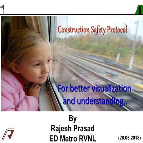 Construction Safety Protocol PPT by Rajesh Prasad, ED RVNL at Lucknow ...
