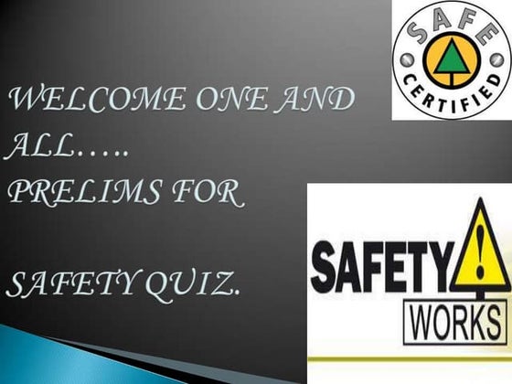 safety quiz | PPT