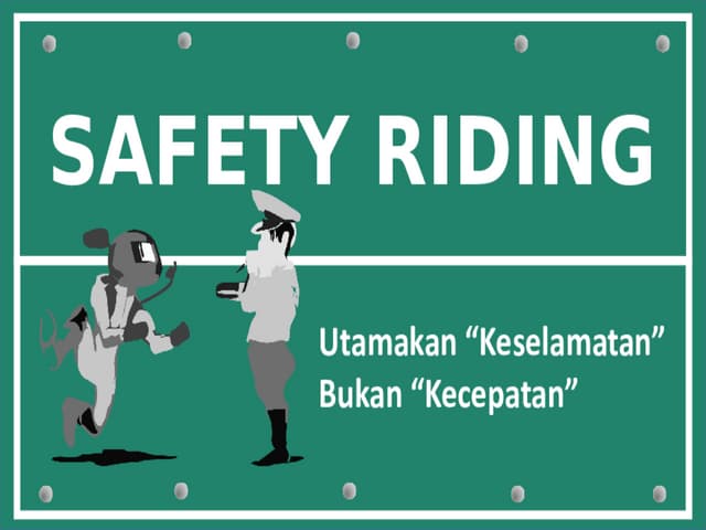 Materi safety riding | PDF