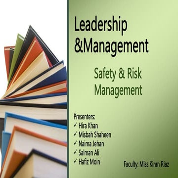 safety & Risk. management in healthcarepptx | PPT