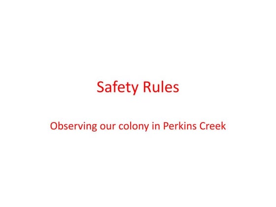 Safety rules | PPT