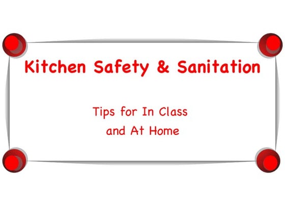 Kitchen safety part 1 powerpoint | PPT