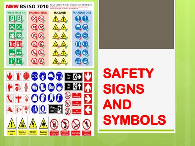 Safety signs & symbols | PPT
