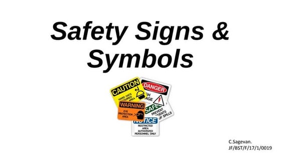 SIGNS-AND-SYMBOLS.pptx | First Aid | Injuries