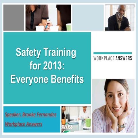 Safety Training for 2013 | PPT
