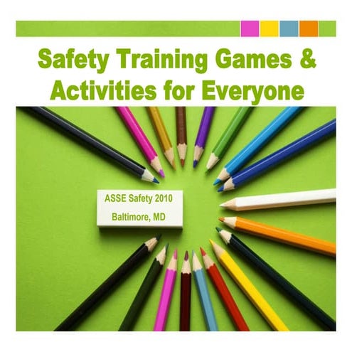 Safety Training Games For Everyone | PDF