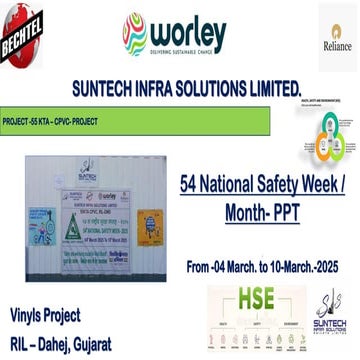 Safety week celebration at work location | PDF