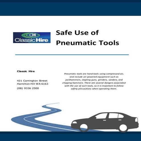 Safe Use of Pneumatic Tools | DOCX