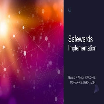 Safewards implementation on the 10 most steps | PPTX