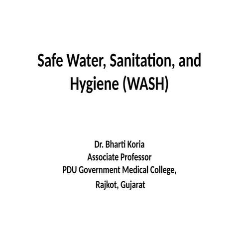 Safe Water, Sanitation, and Hygiene (WASH).pptx