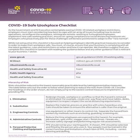 m10 -Covid 19 compliance officer | DOC